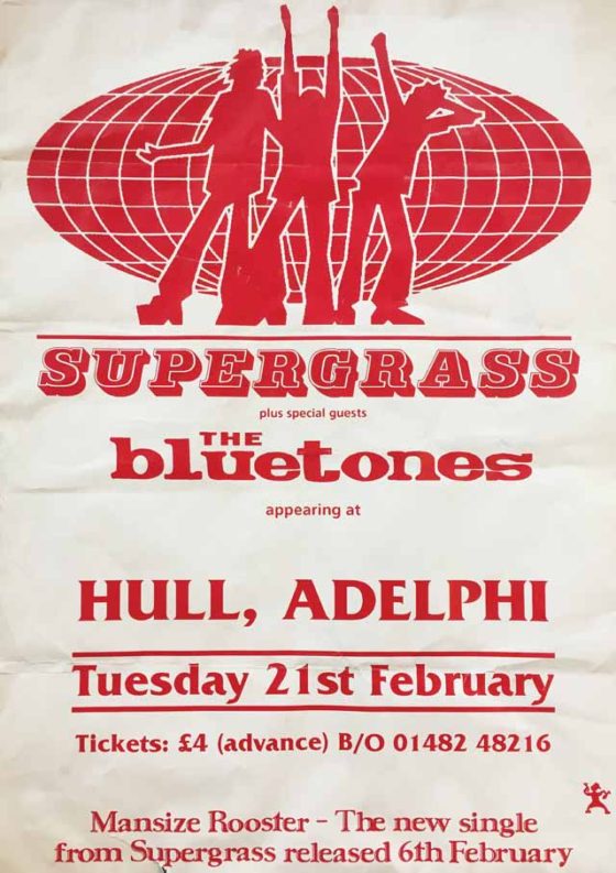 33 – Supergrass Poster Print – The Adelphi Club in Hull