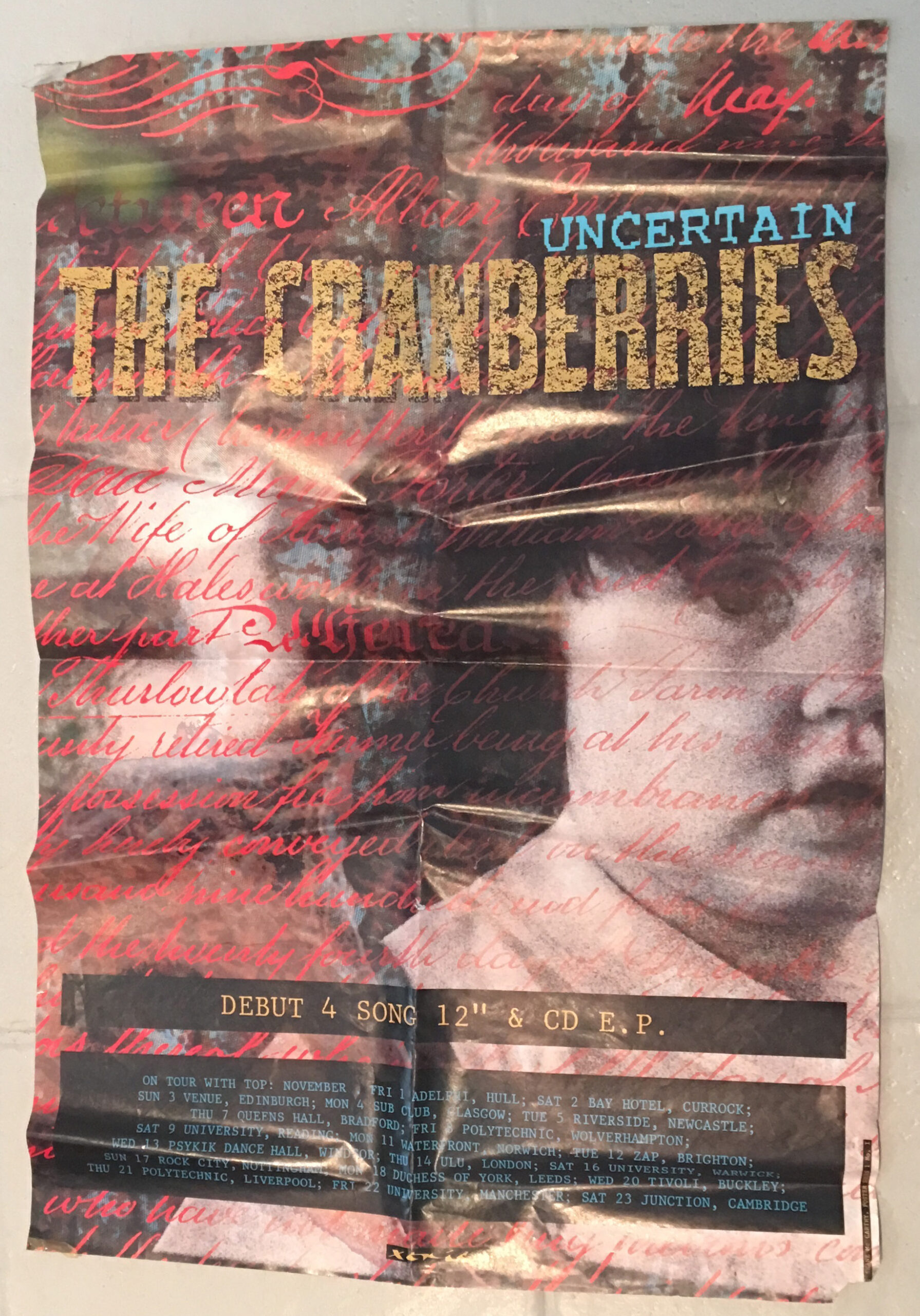 31 – The Cranberries Poster Print – The Adelphi Club in Hull