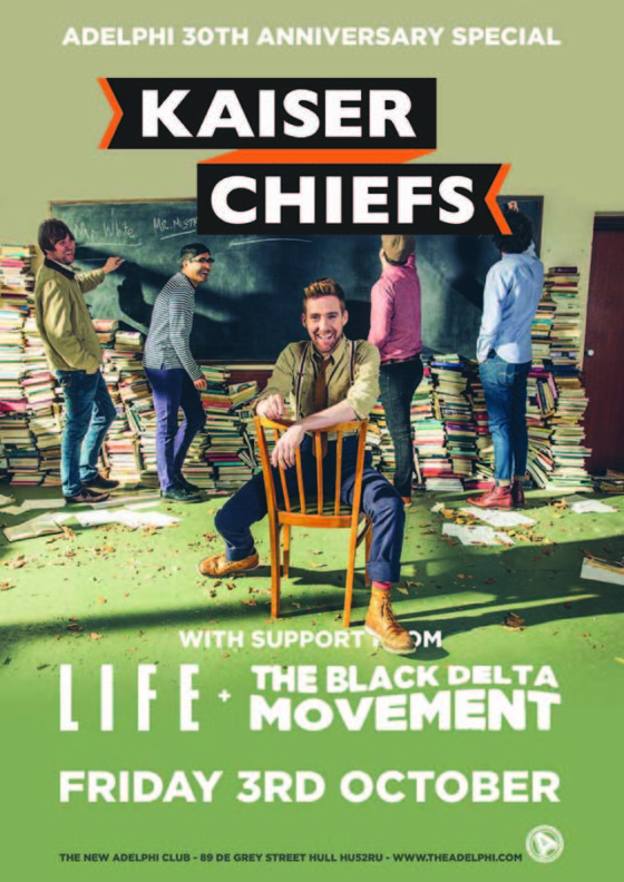 30 – Kaiser Chiefs Poster Print – The Adelphi Club in Hull