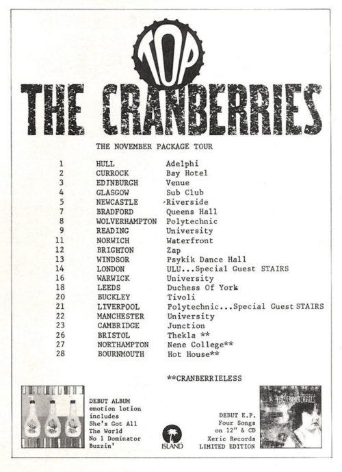 31 – The Cranberries Poster Print – The Adelphi Club in Hull