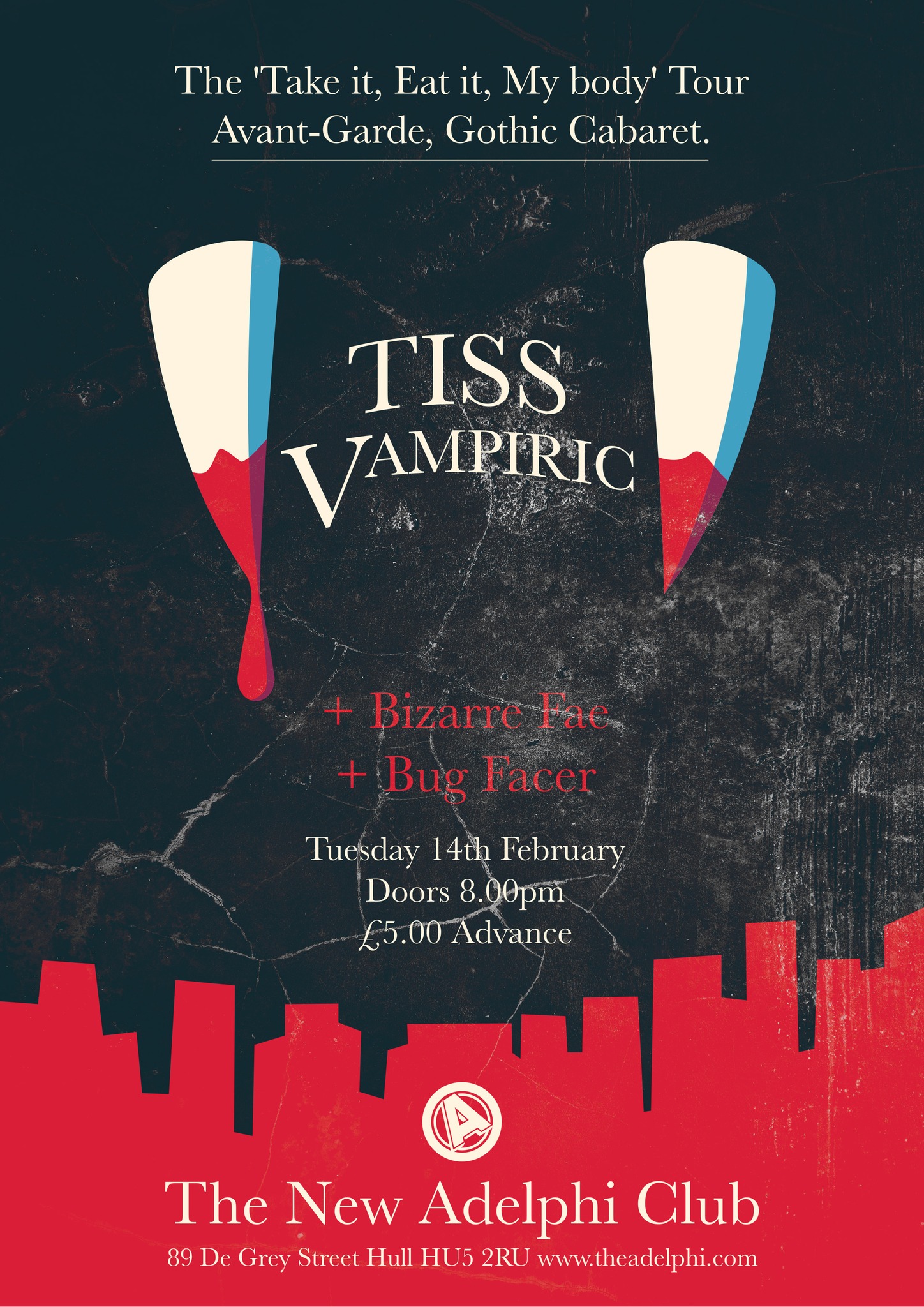 TISS VAMPIRIC (ex-Genie Genie)+ Bizarre Fae + Bug Facer – The Adelphi ...
