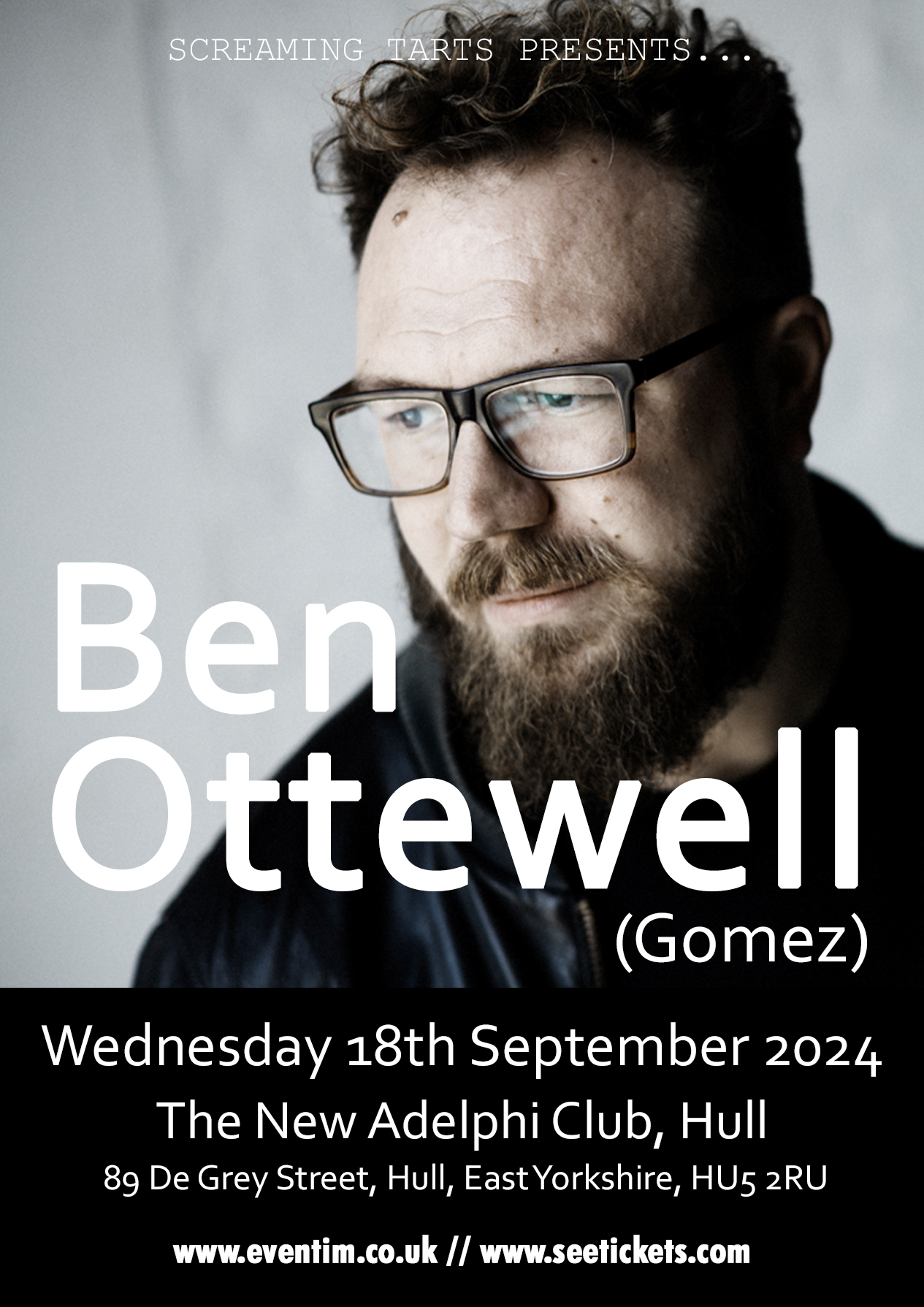 Ben Ottewell (Gomez) + Support – The Adelphi Club in Hull
