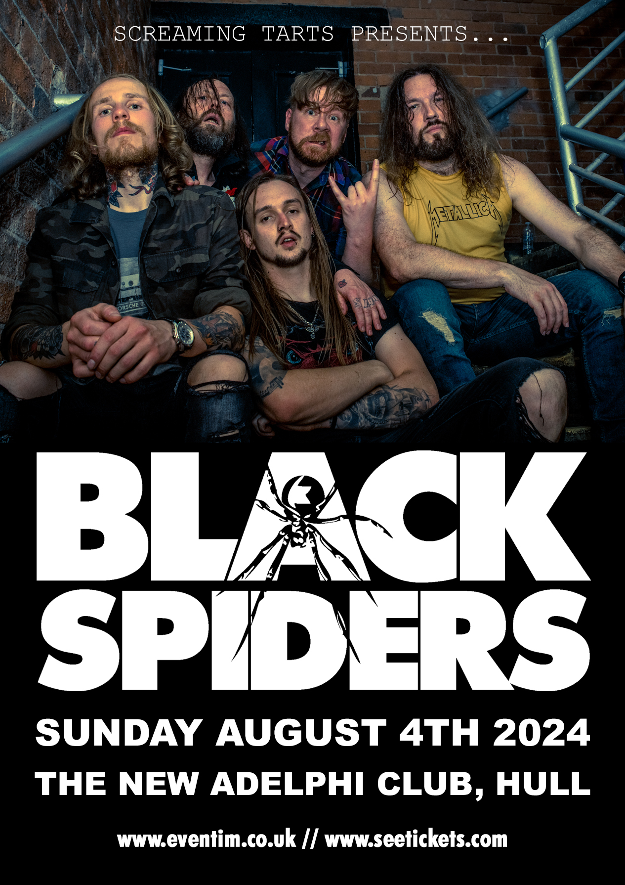 Black Spiders + Support – The Adelphi Club in Hull