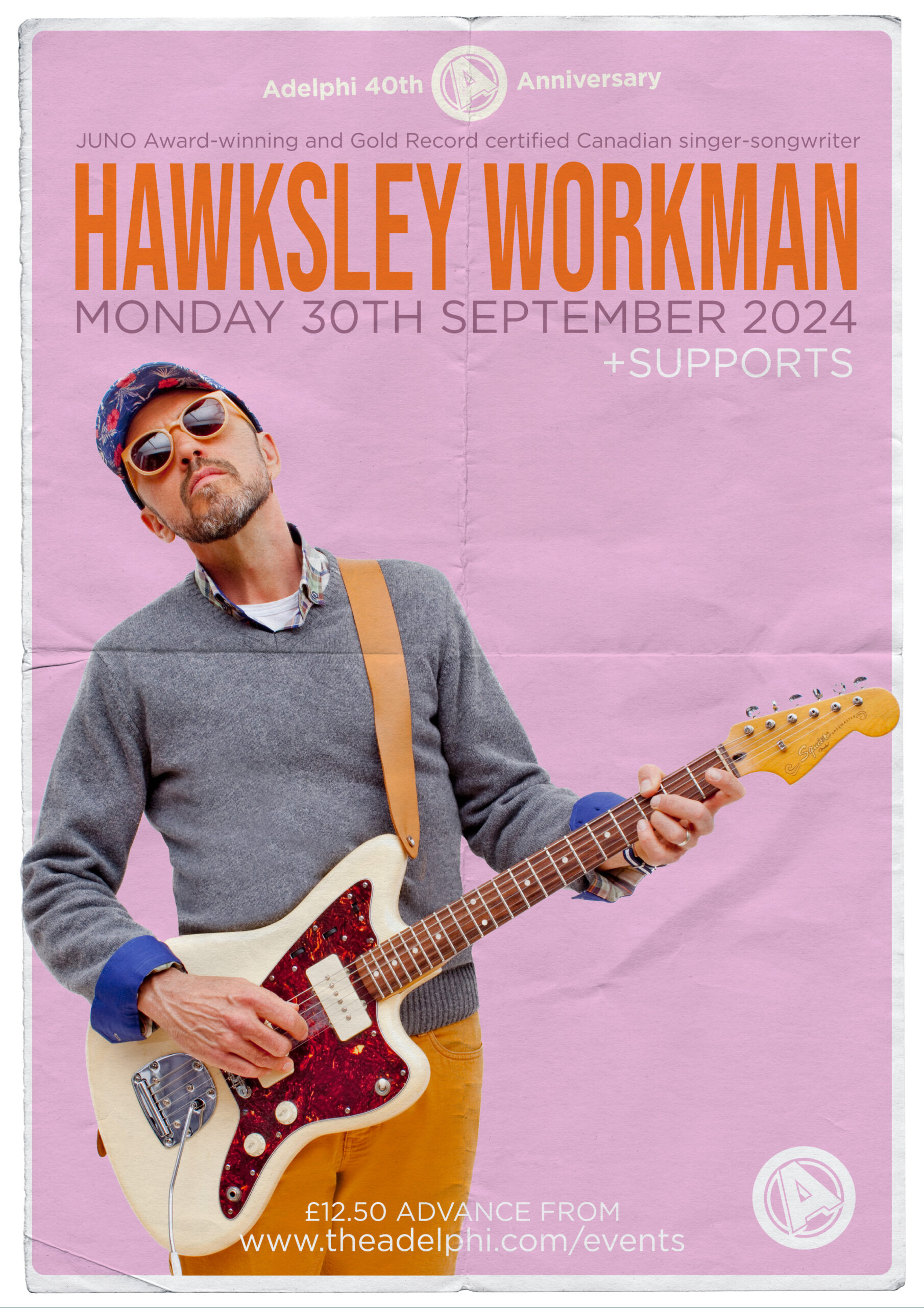 Hawksley Workman + Matt Edible + Rich Pennington – The Adelphi Club in Hull